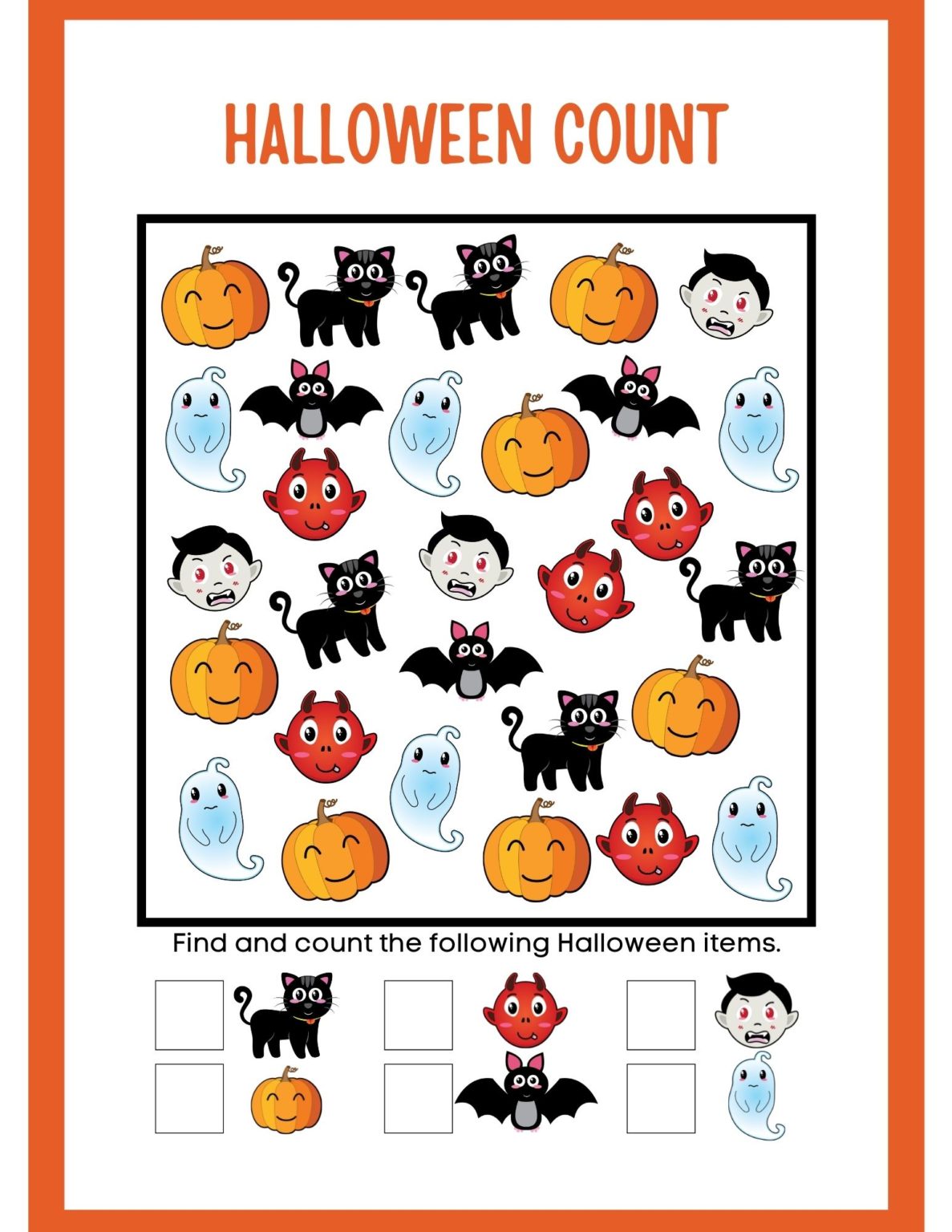 Halloween Activity and Coloring Pages for Kids