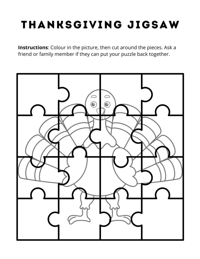 Thanksgiving Printables and Activity Pages for Kids - Minnesota Parent