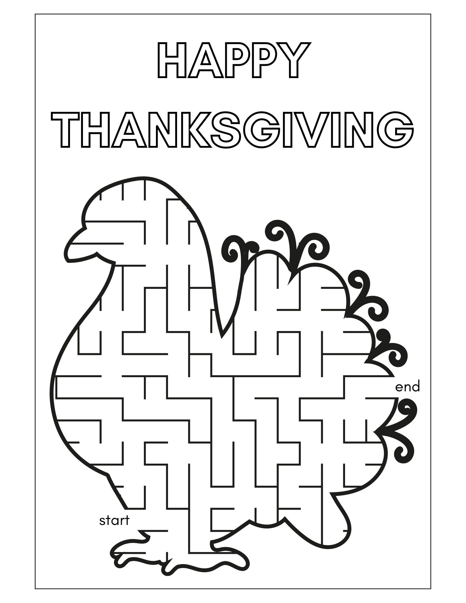 Thanksgiving Activity And Coloring Pages For Kids Minnesota Parent