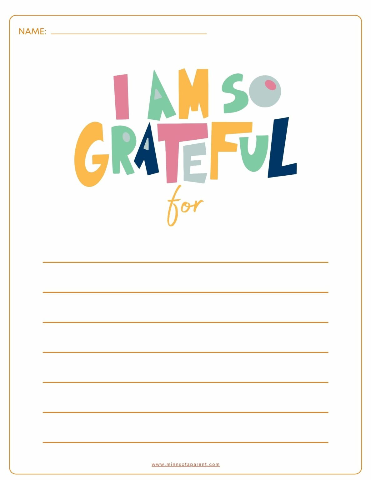 Thanksgiving Printables and Activity Pages for Kids - Minnesota Parent