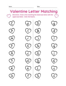 Valentine Printables & Activity Sheets for Kids Over 50 Free ...