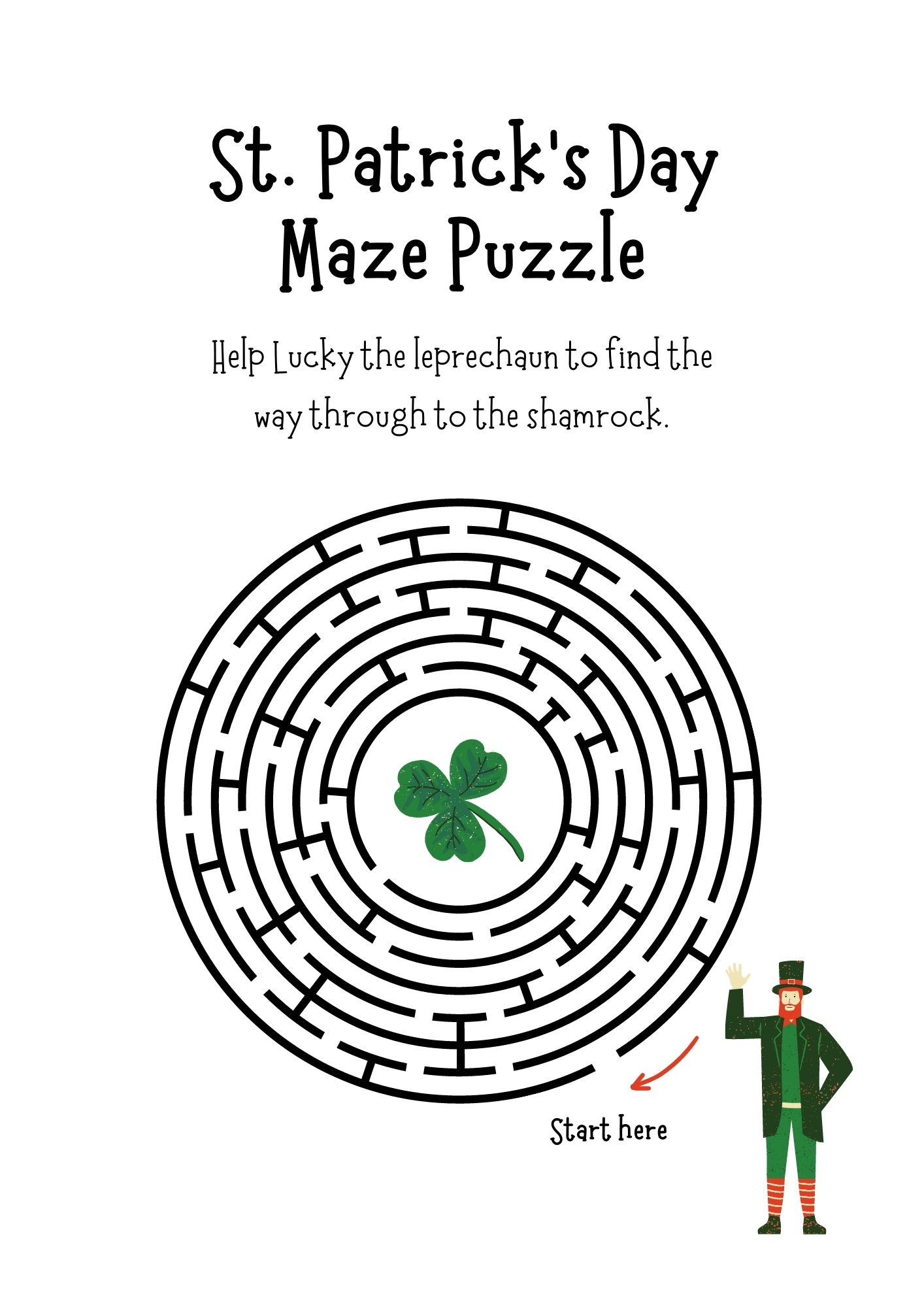 St. Patrick's Day Activity and Coloring Sheets - Minnesota Parent