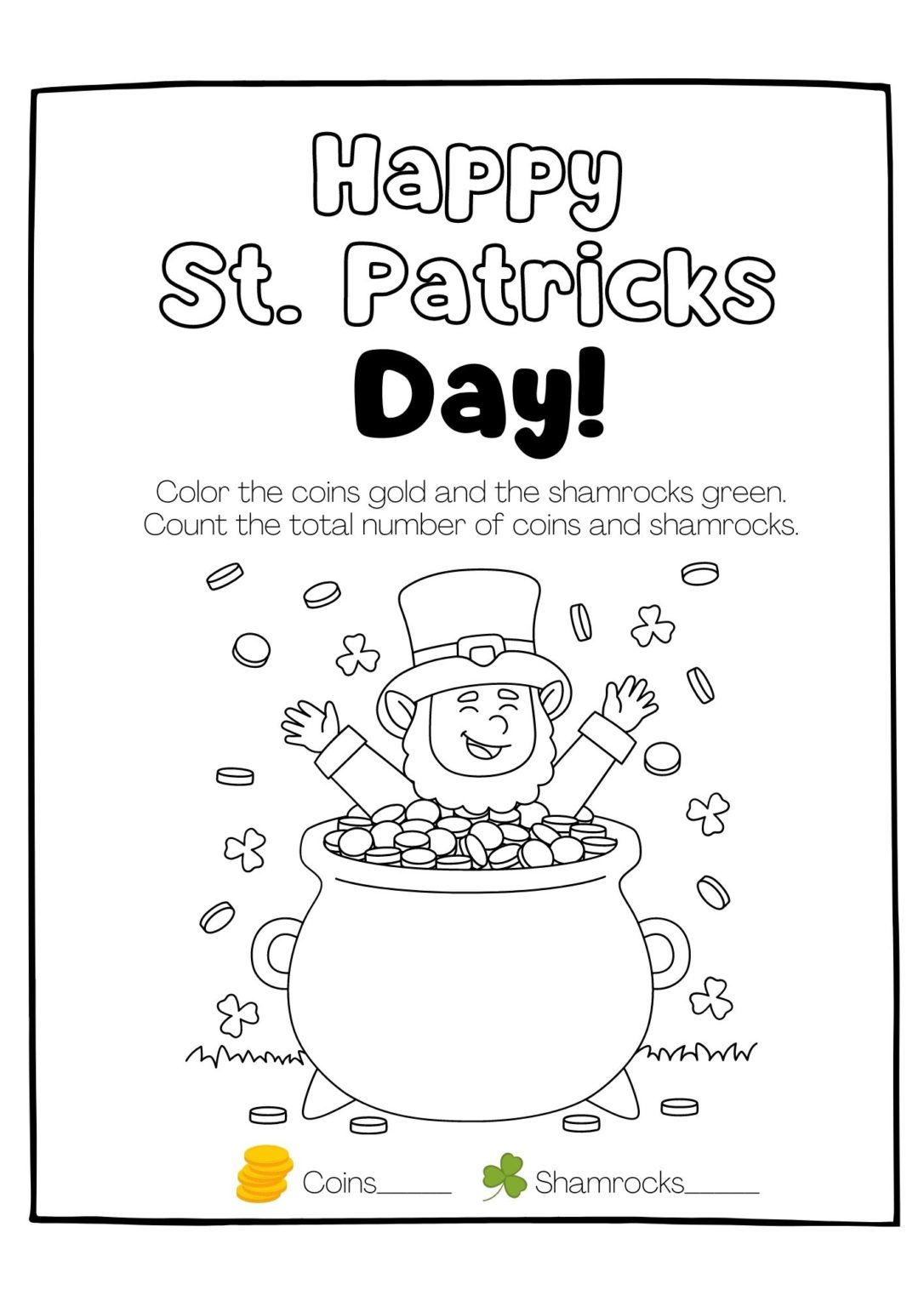 St. Patrick's Day activity and coloring sheets for fun! - Minnesota Parent