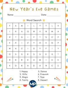 New Year's Eve Printables and Activity Pages - Minnesota Parent