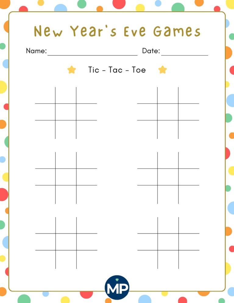 2025 New Year's Eve Printables and Activity Pages - Minnesota Parent