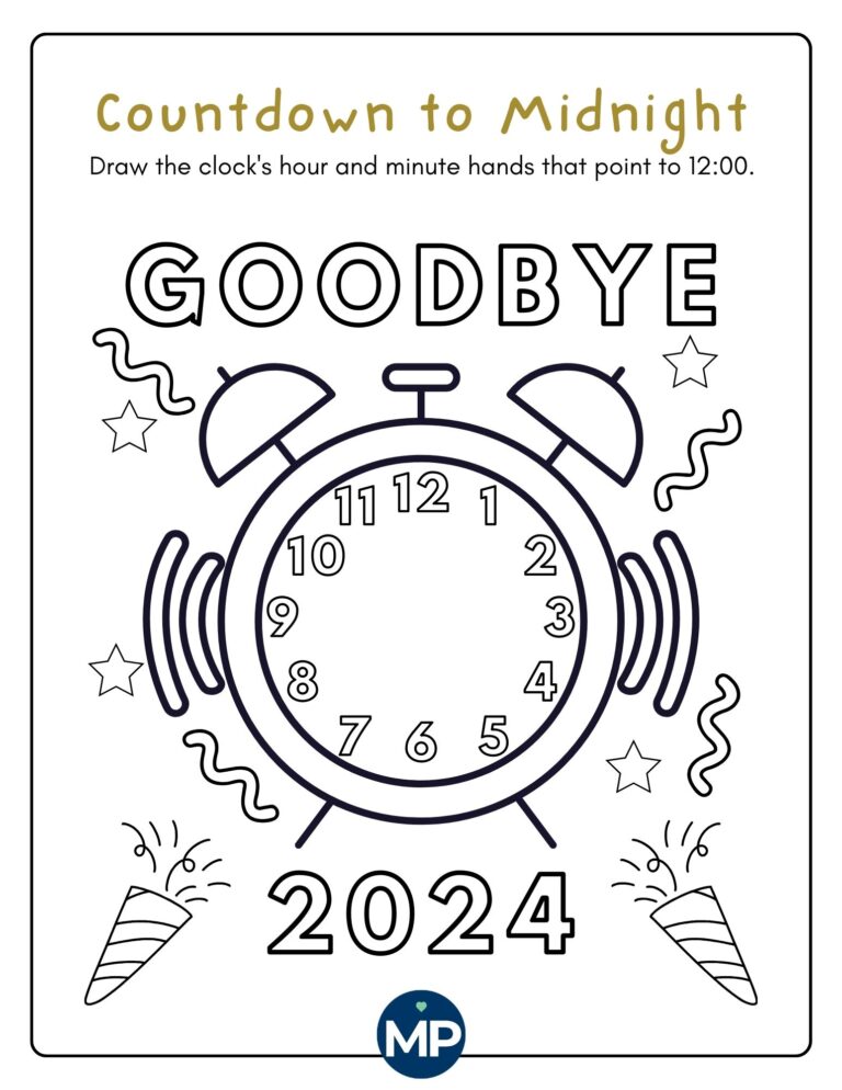 New Year's Eve Printables and Activity Pages - Minnesota Parent