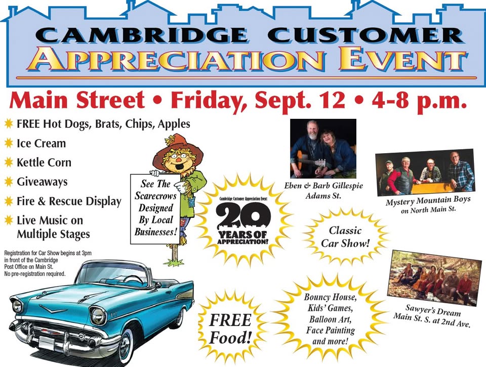 20th Annual Cambridge Customer Appreciation Event - Minnesota Parent