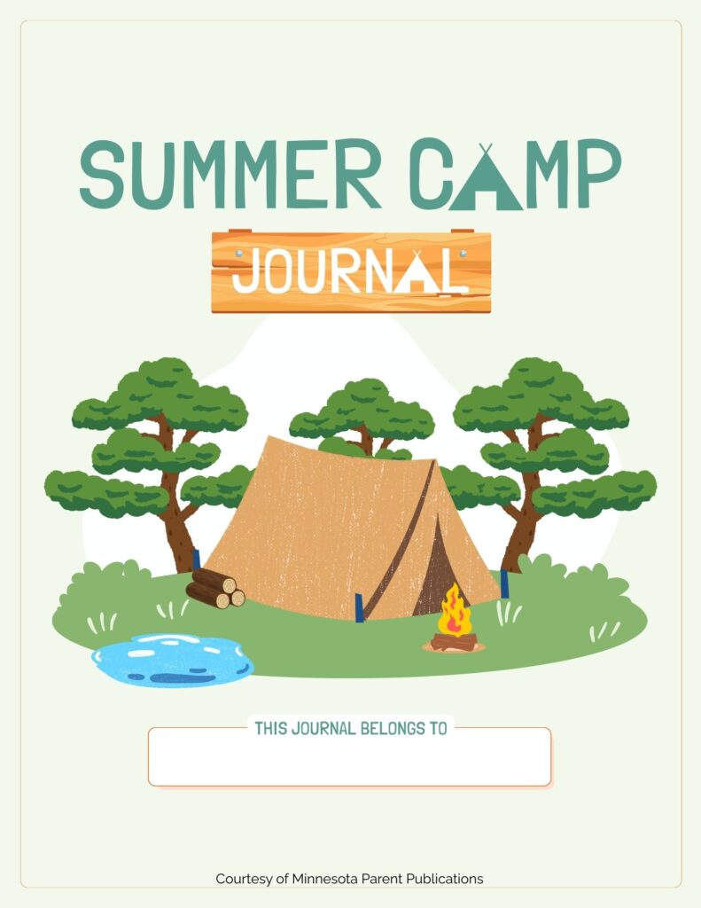 My Own Summer Camp Journal for Kids