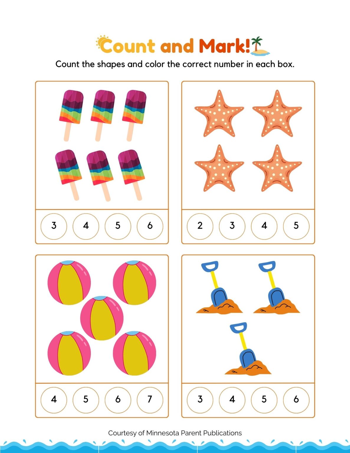 Free Summer Activity Sheets and Printables for Kids